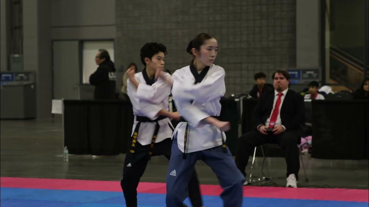 2024 U.S. National Taekwondo Team Trials (Poomsae Junior Pair) - YouTube