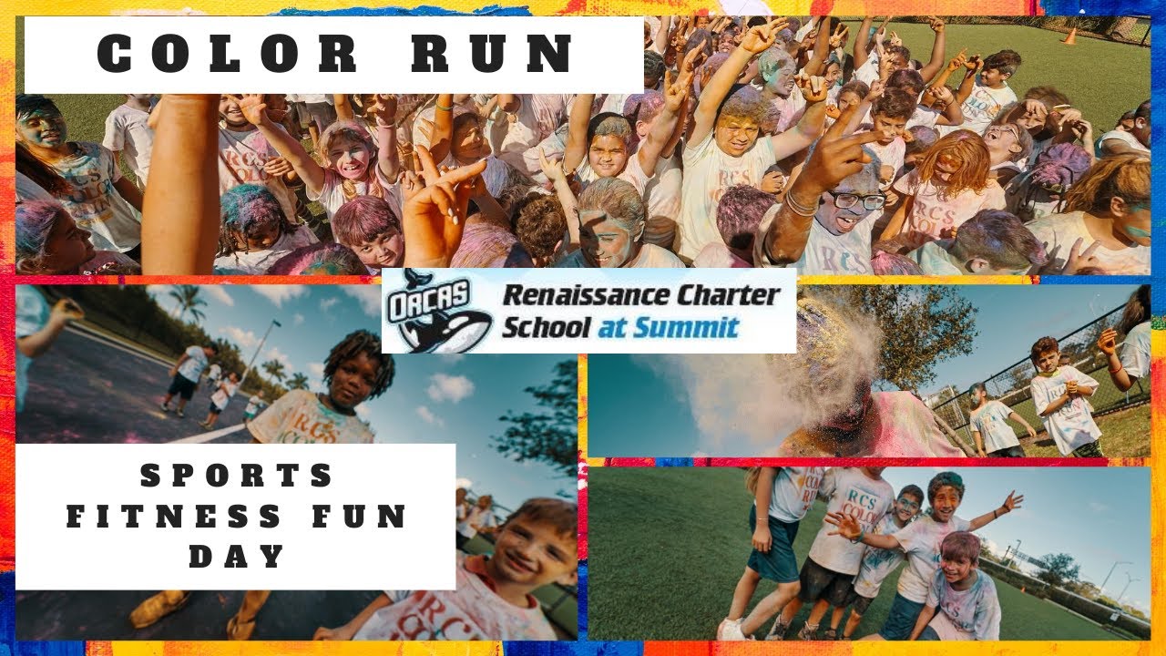 School Fundraiser | Renaissance at Summit | Color Run - YouTube