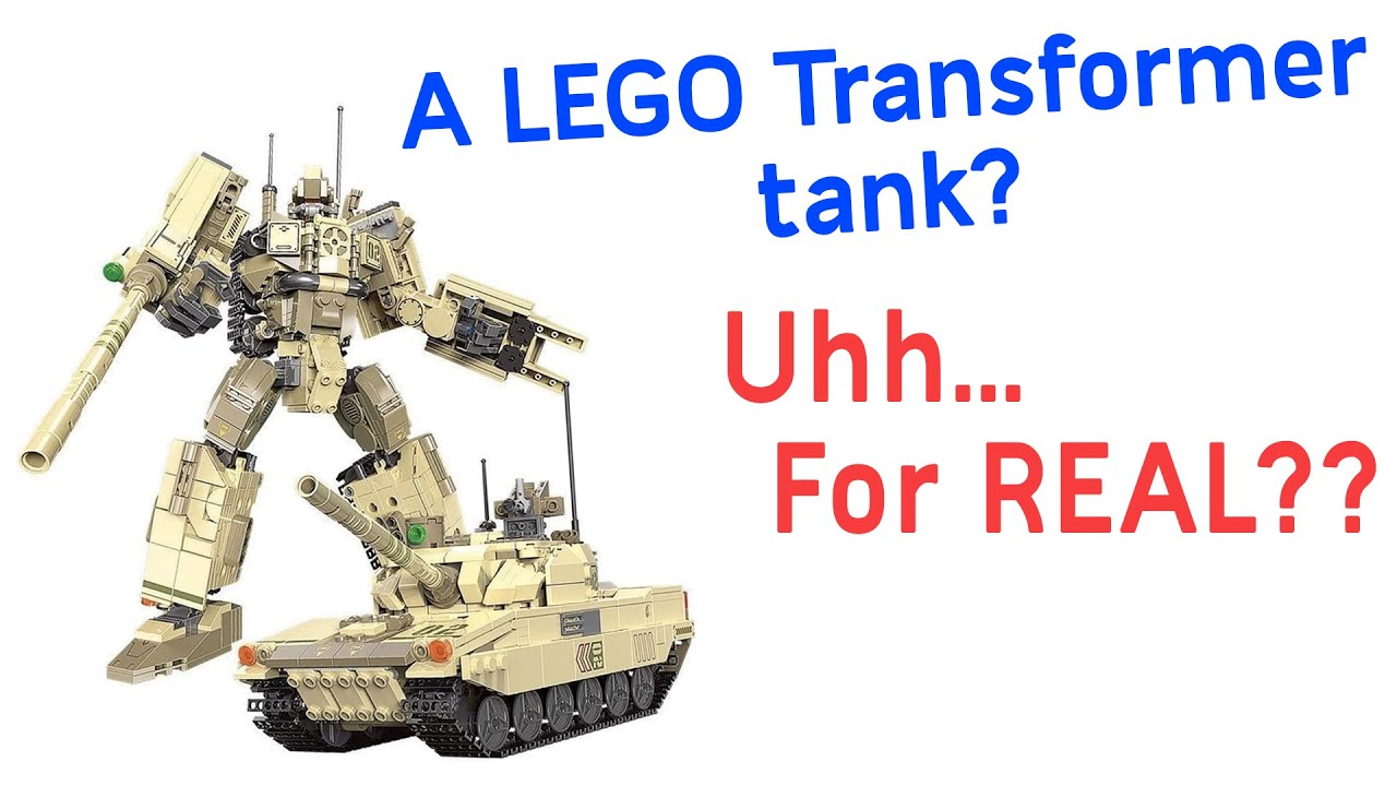 Episode 074: 2-in-1 (NOT a Transformer) fake LEGO Tank build - YouTube