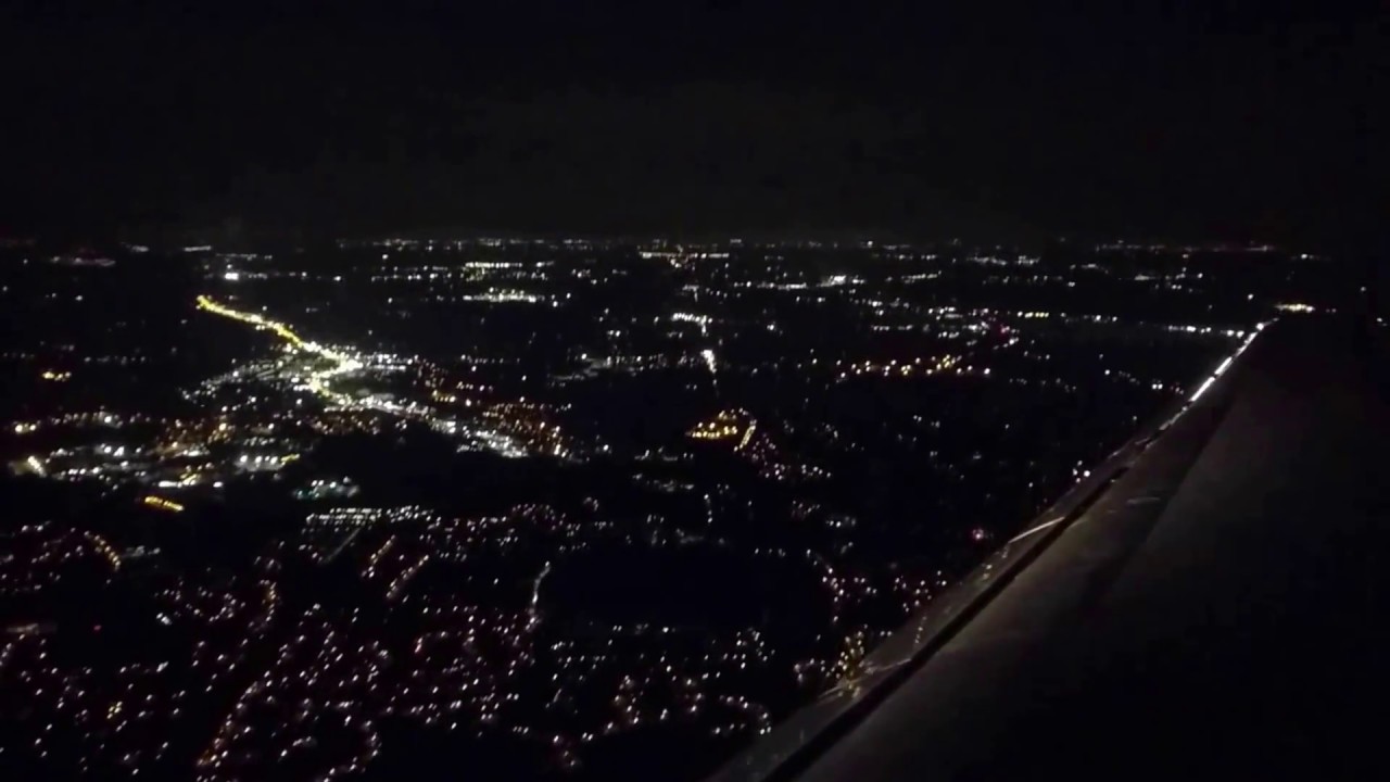 Night Approach and Landing at KATL Atlanta Airport - YouTube