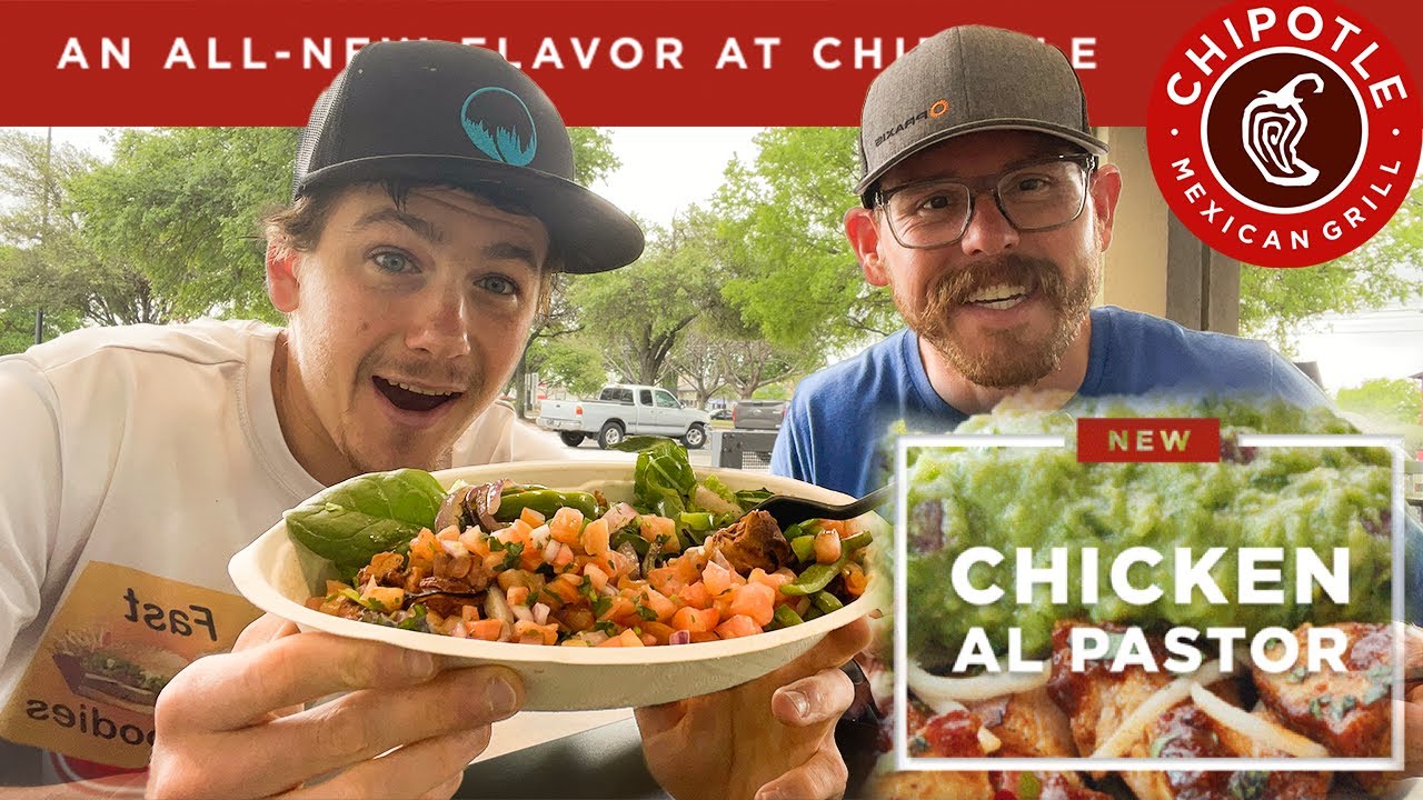 NEW FAST FOOD REVIEW FROM CHIPOTLE!! A Brand New CHICKEN OPTION ...