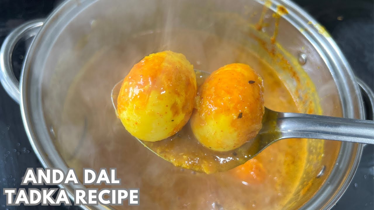 Anda Dal Tadka Recipe | अंडा दाल तड़का | Egg Dal Fry Recipe | Dal Tadka ...