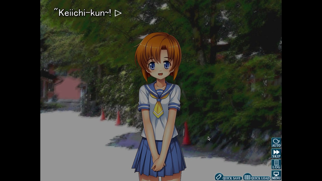 higurashi when they cry rena sprite change over fart sound with reverb ...