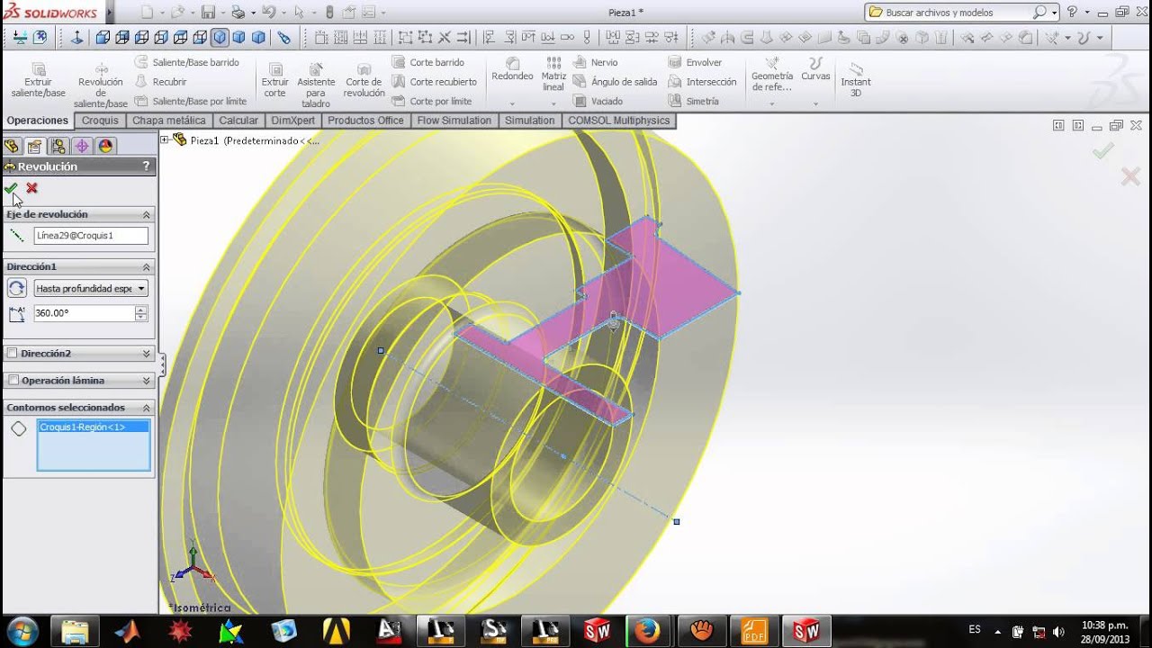 Tutorial SolidWorks rueda - YouTube
