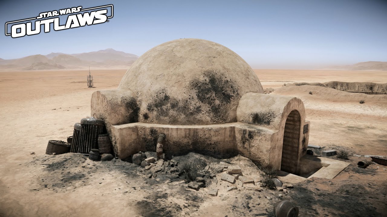 Star Wars Outlaws - Explorando la Casa de Luke Skywalker en Tatooine ...