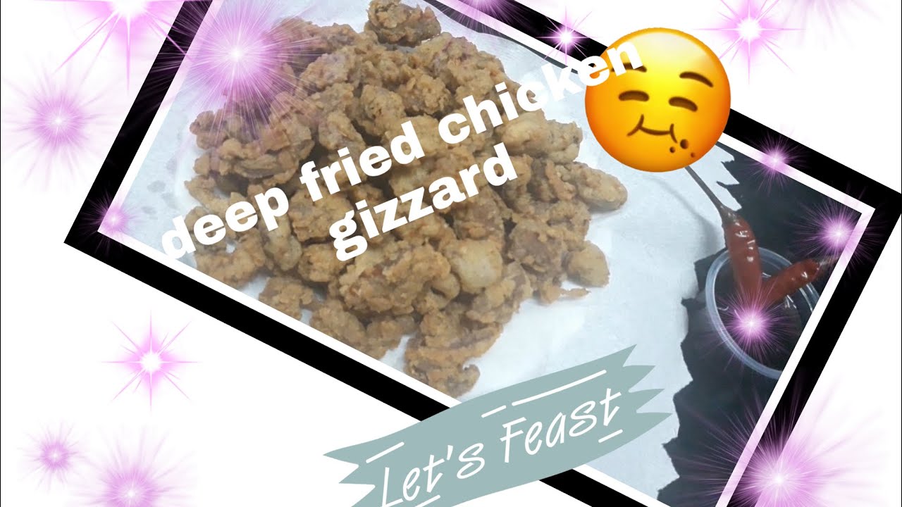 Philippines street food proven / deep fried chicken gizzard - YouTube