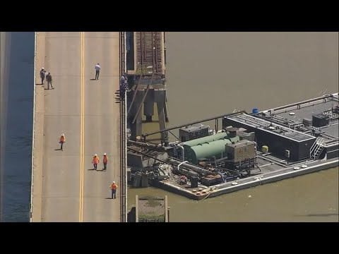 Damage assessment underway at Pelican Island Causeway after barge hits ...