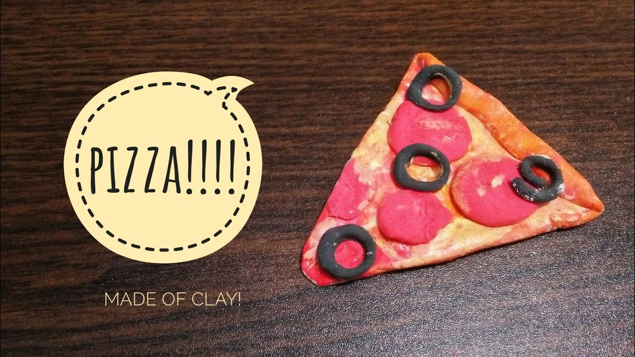 Pizza ...!! 😍 // pizza made of home made clay!! tutorial - YouTube