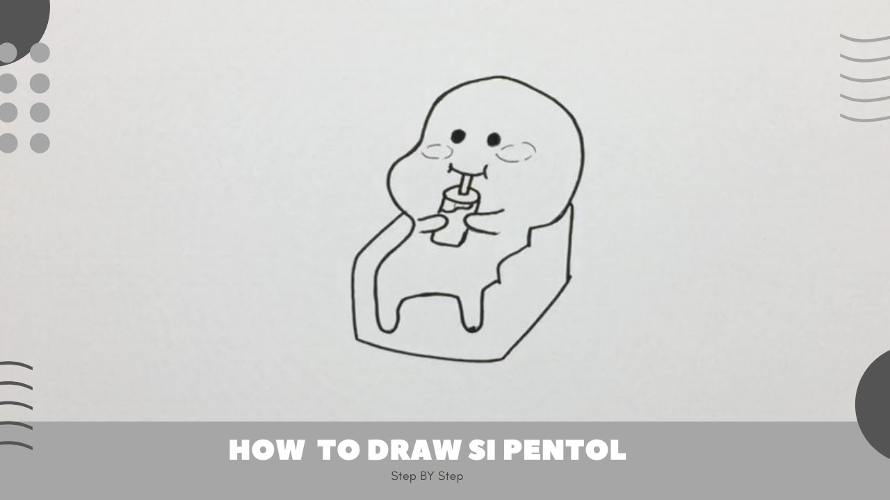 How to Draw Si Pentol Easy - YouTube