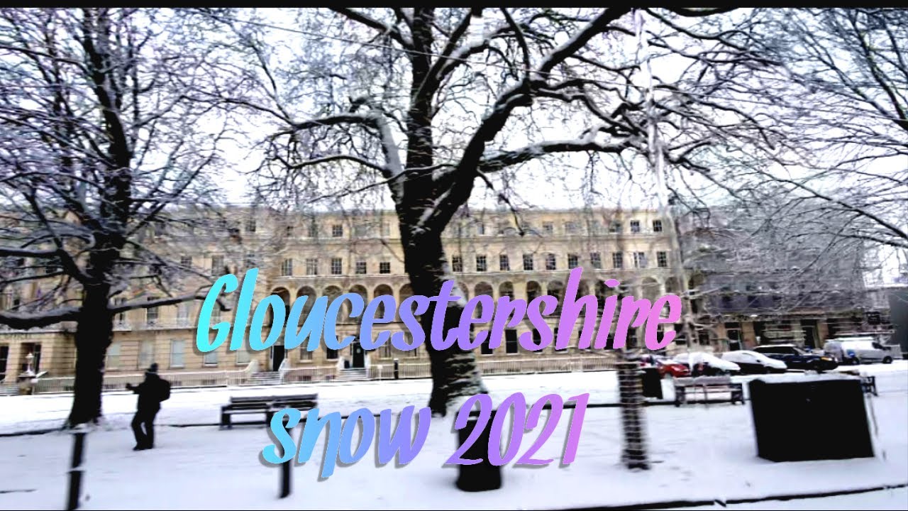Gloucestershire snow 2021 traveling from gloucester to cheltenham in ...