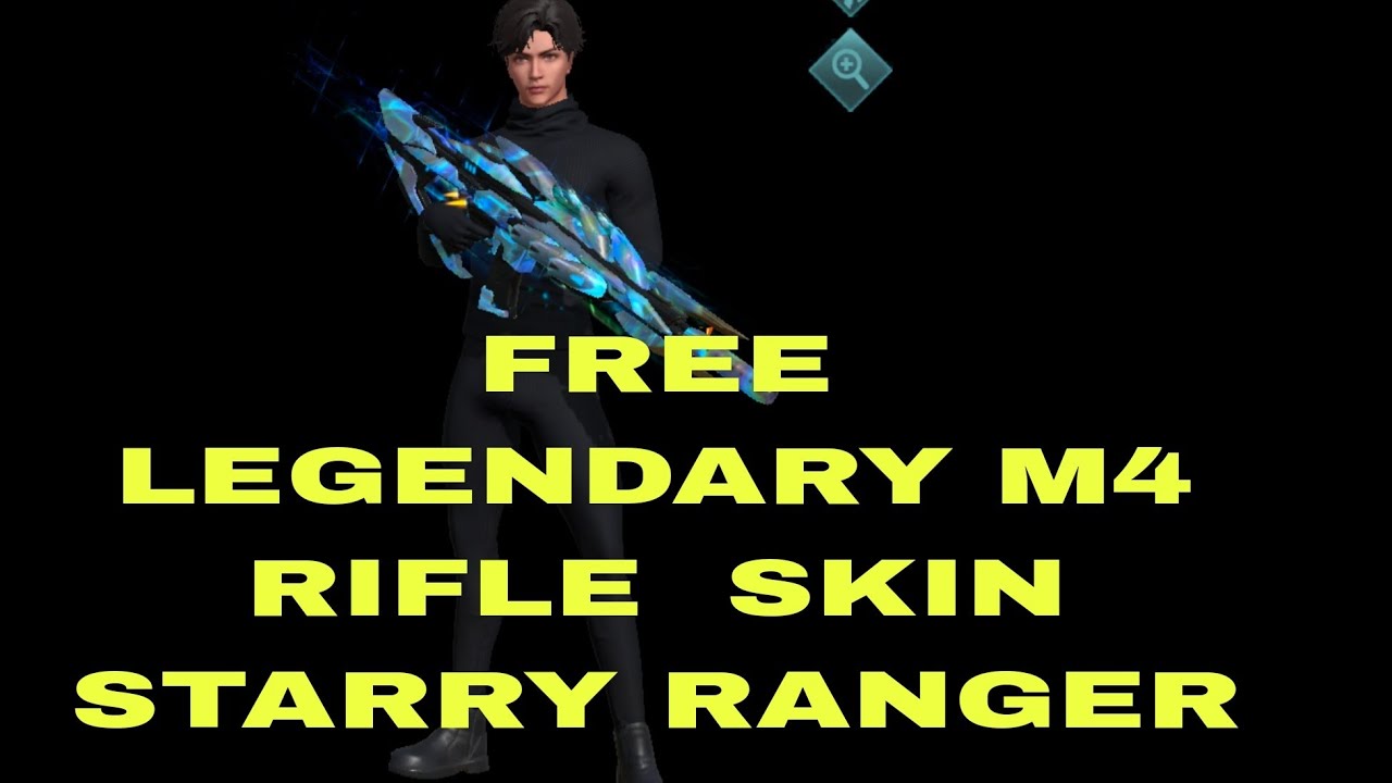 FREE LEGENDARY M4 Rifle SKIN Starry Ranger | Last Island Of Survival ...