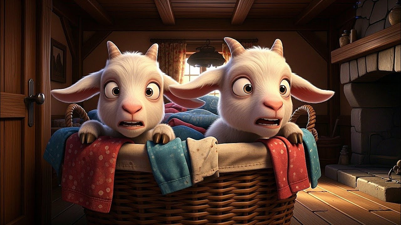 The Wolf and the Seven Little Goats | A Classic Fairy Tale Story Retold ...