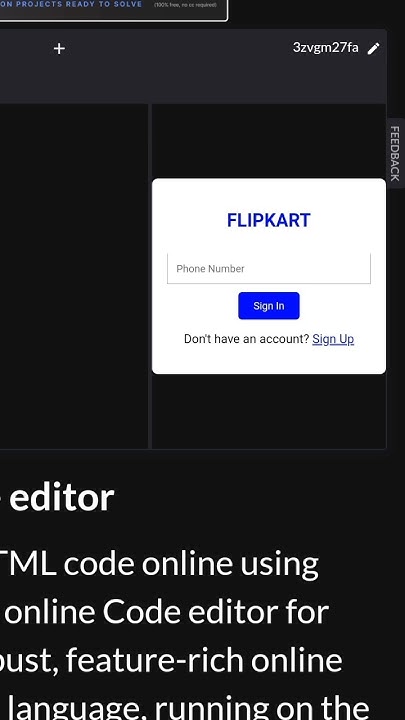 FLIPKART LOGIN AND HOME PAGE USING HTML CODE #html #coding #flipkart # ...