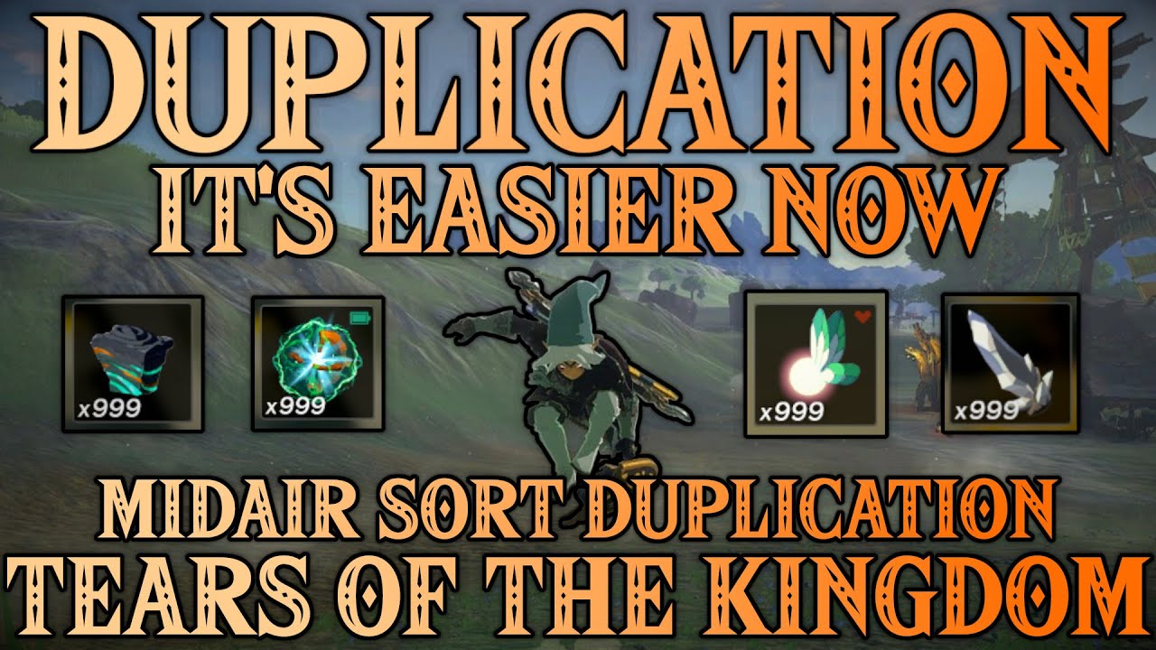 Duplication Just Got EVEN EASIER - Midair Sort Duplication - Tears of ...