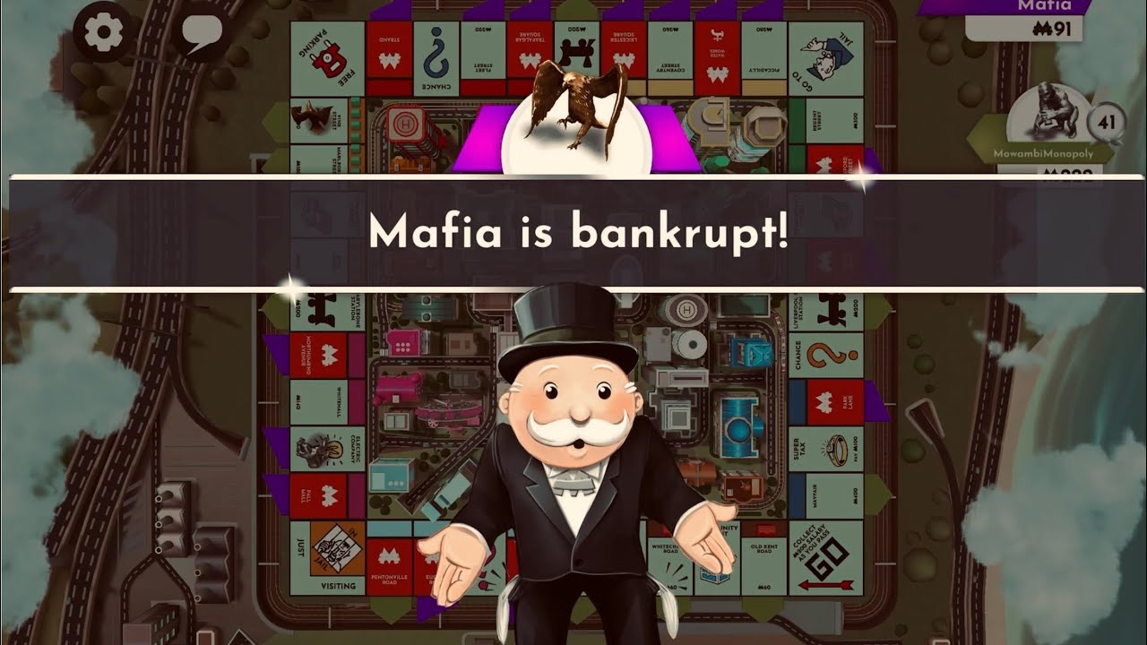 MONOPOLY GAME - THE MAFIA IS BANKRUPT!!! - UK STREETS BOARD 🇬🇧 - EPIC ...