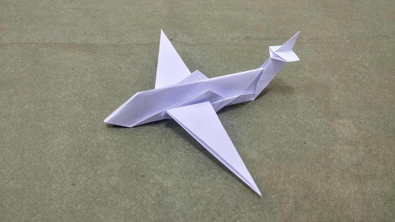 Origami Airplane Tutorial - YouTube