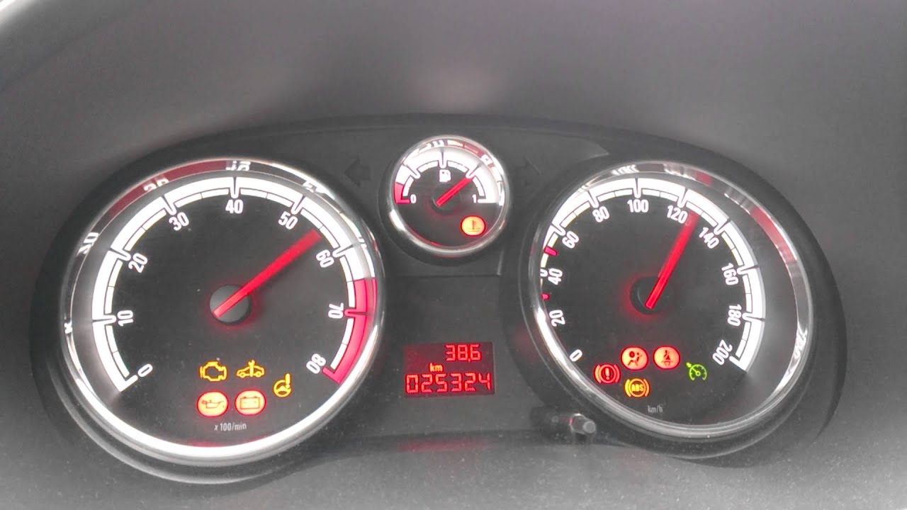 Corsa D Needle sweep - YouTube