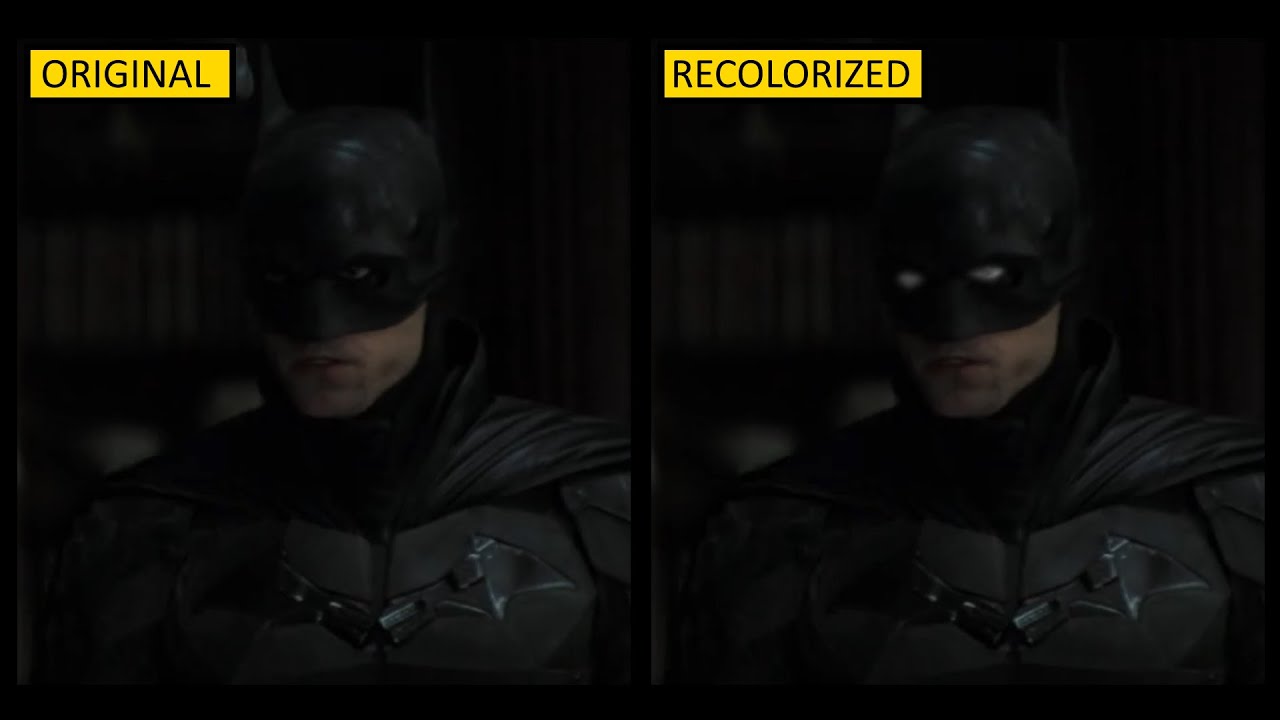 The Batman con ojos blancos - YouTube