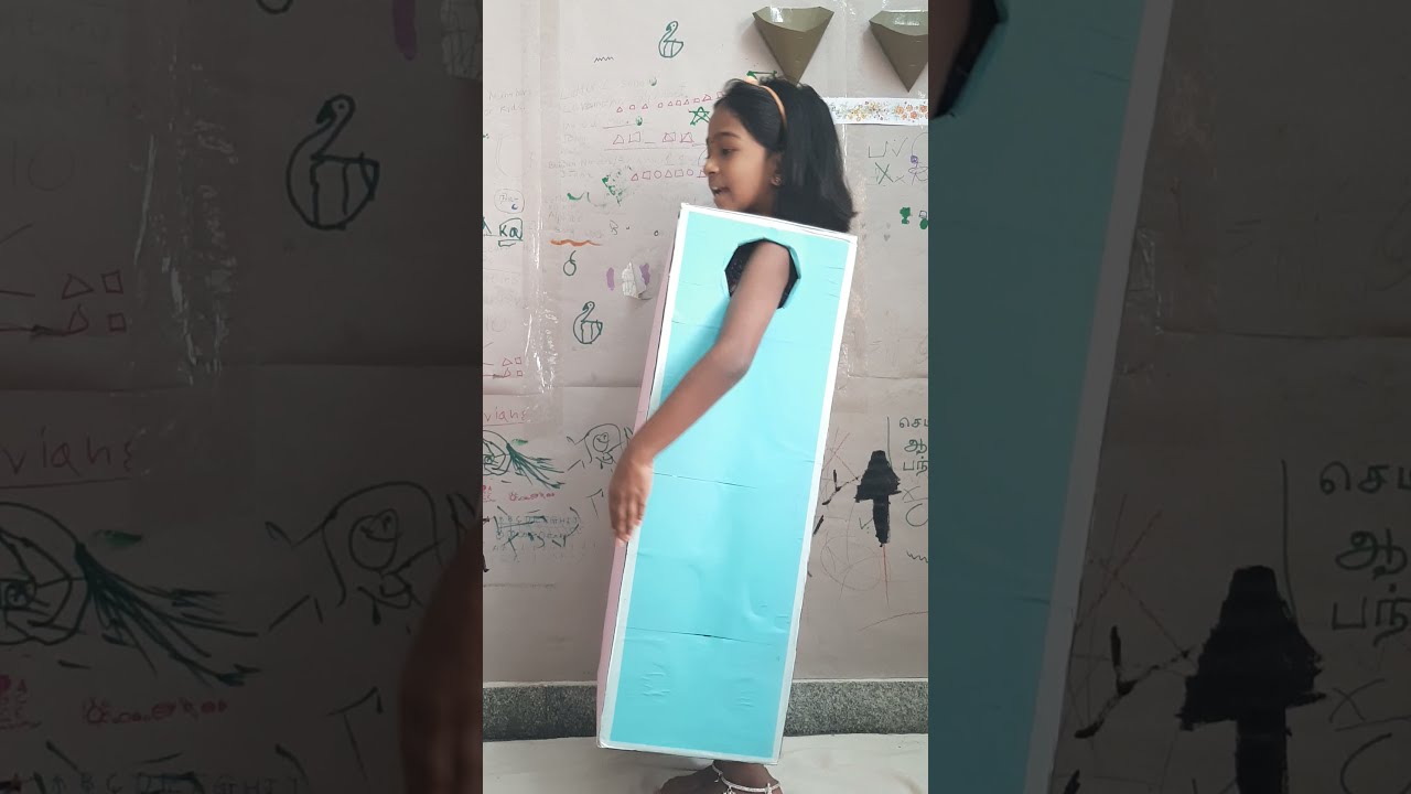 Fancy dress with shapes | Math | Geometric Shape 3D | Cuboid - YouTube