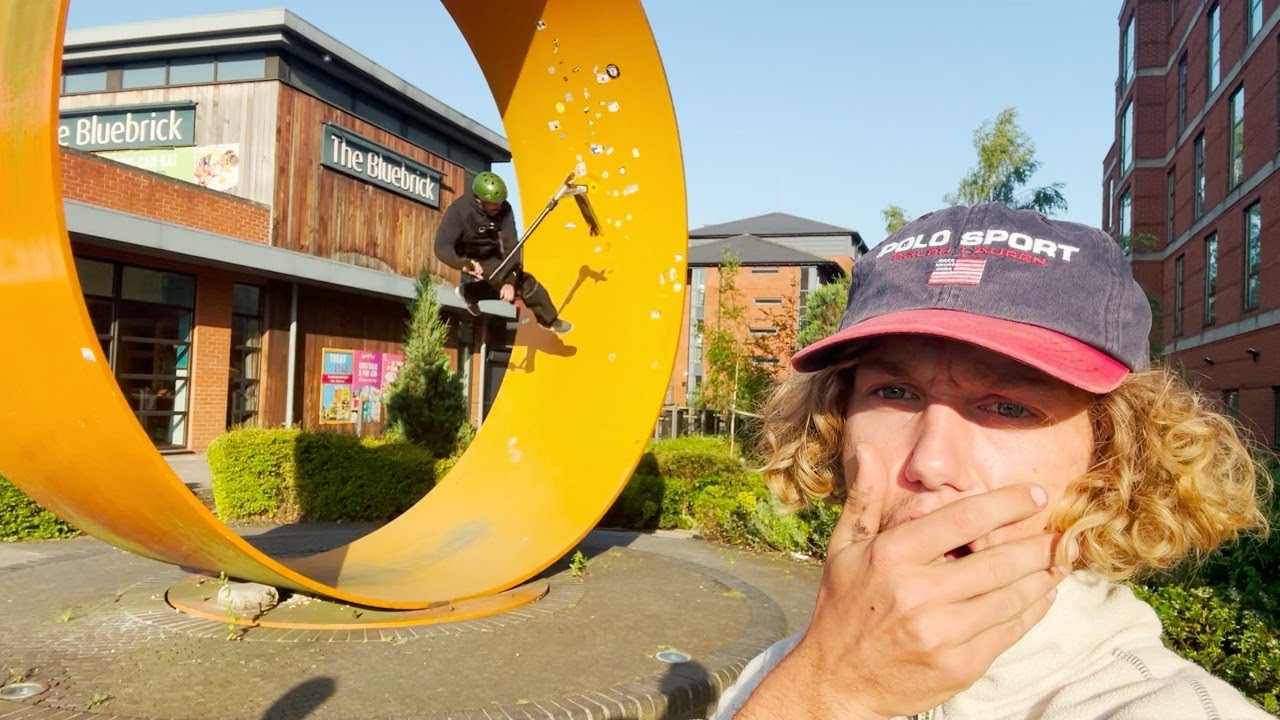 Riding a full pipe in the STREETS! - YouTube