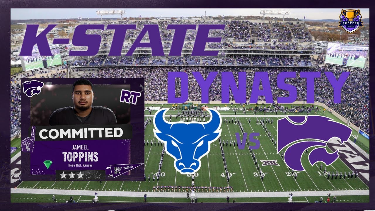 College Football 25 | Kansas State Dynasty vs Buffalo Bulls - We secure ...