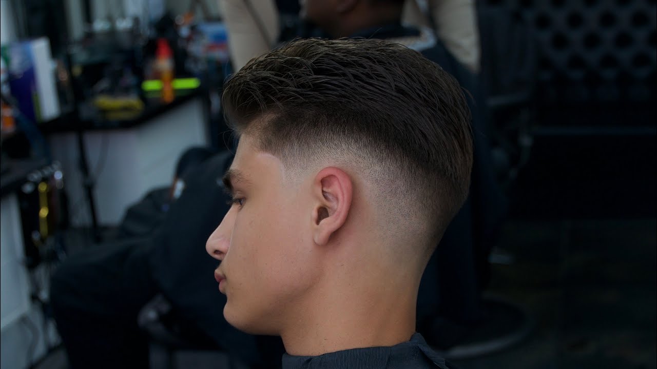 How to do a Low Fade 🪄 || slick back - YouTube
