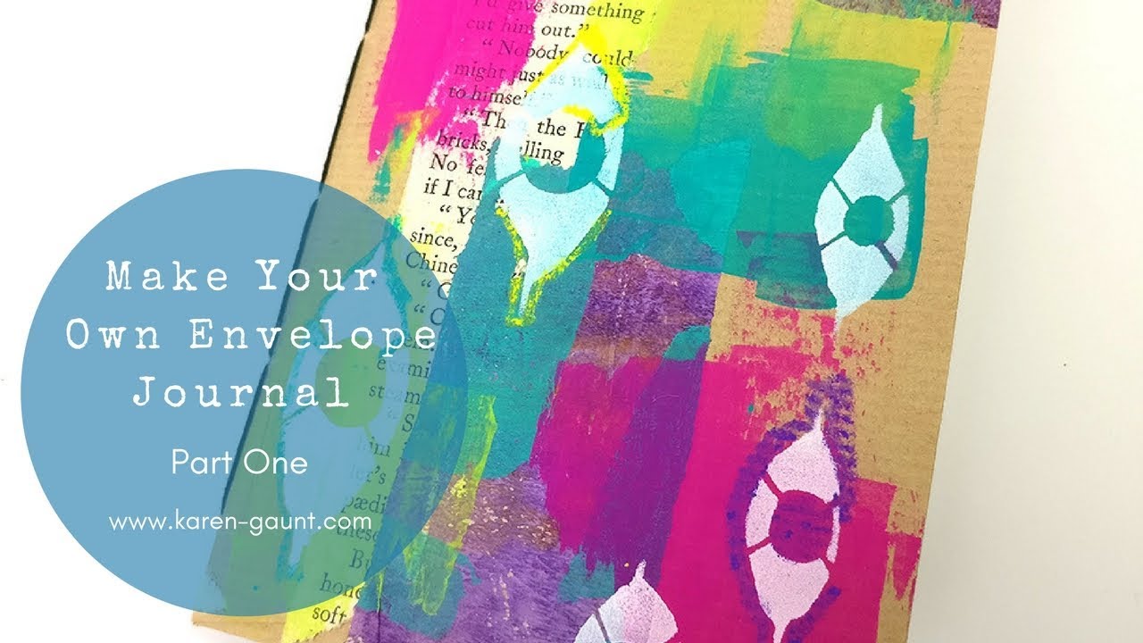 Make Your Own Envelope Journal Part One - YouTube
