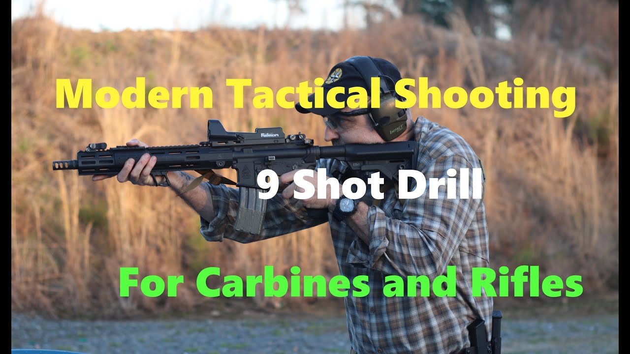 MTS How to train 1: 9 Shot Drill for Carbines AR15, ATI Galeo, FERFRANS ...