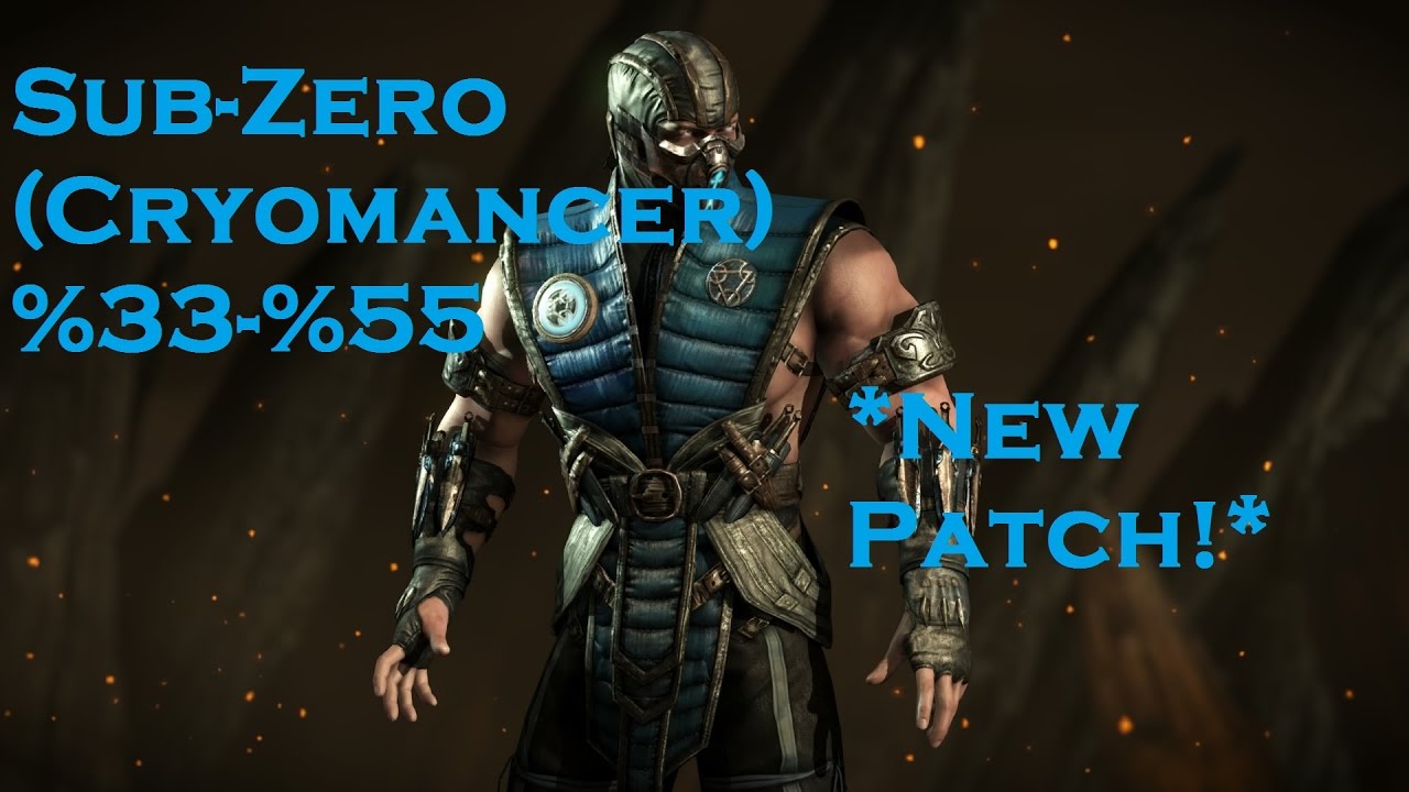 Sub-Zero {Cryomancer *NEW PATCH*} Combo's 33%-55% - YouTube