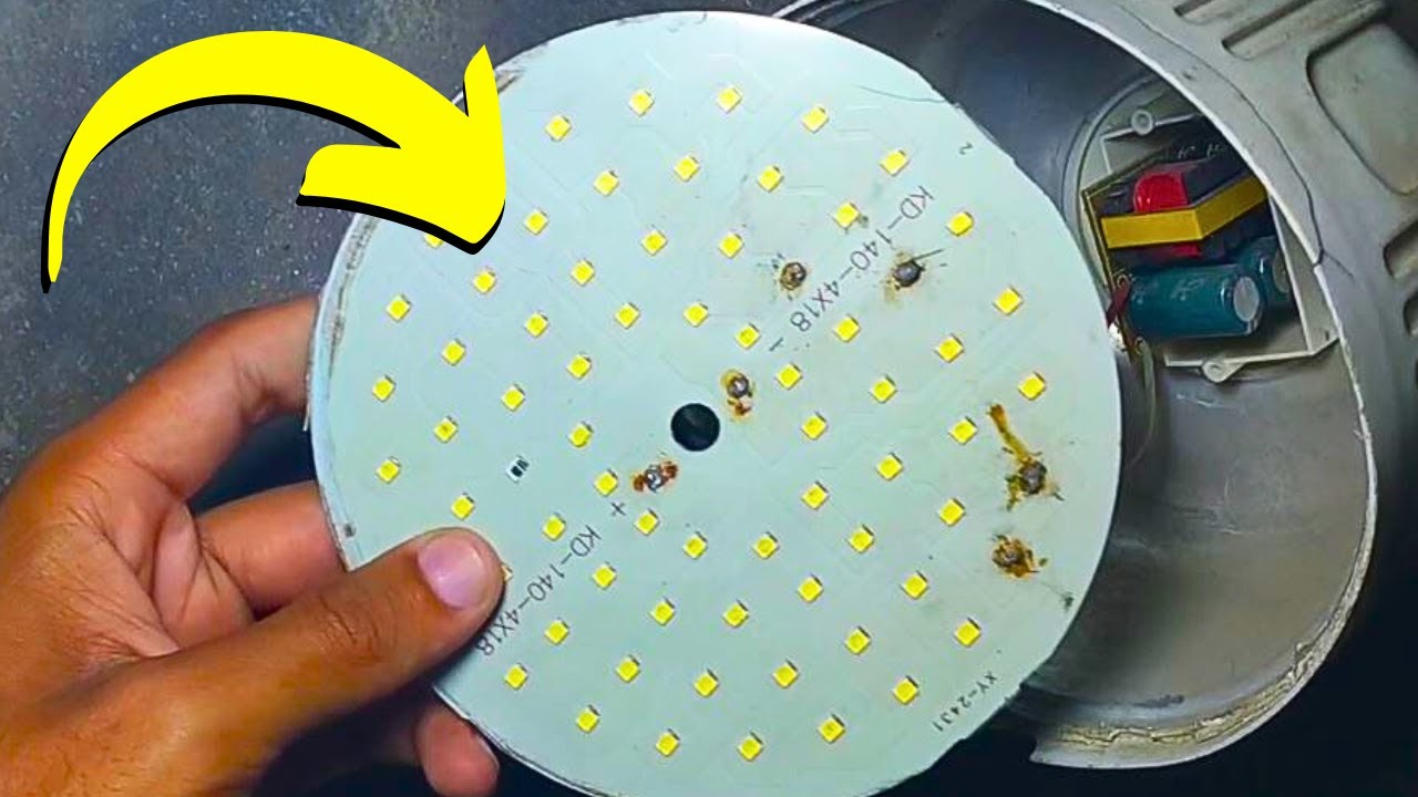 Don't Throw Old Led Light Bulbs Anymore | Making Led Bulb - YouTube