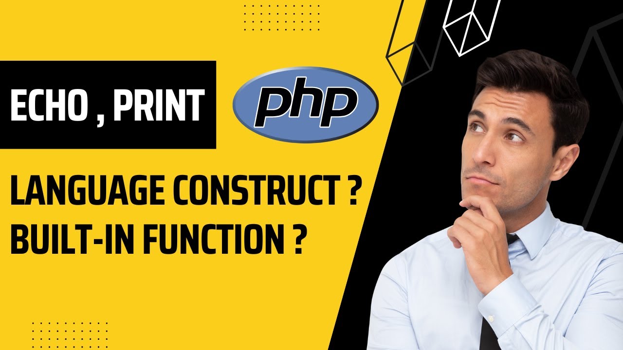Php Language Construct Vs Function Youtube
