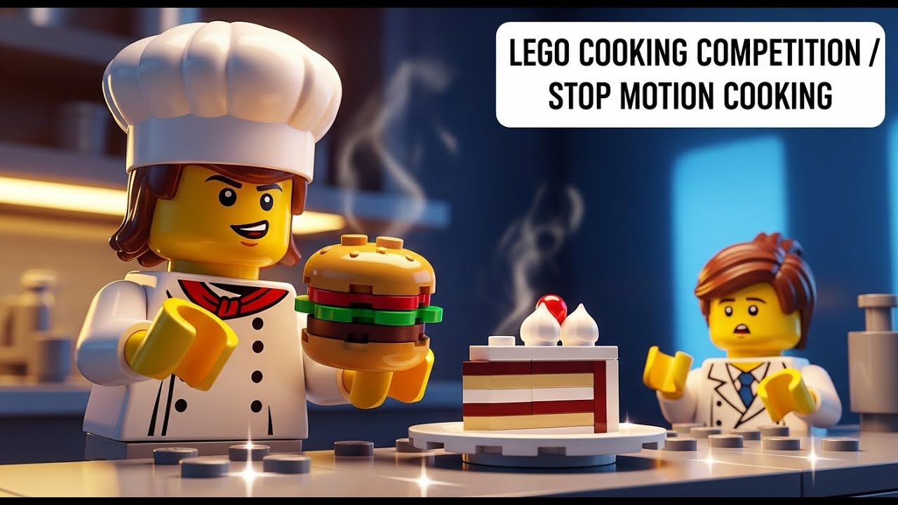 Lego Cooking Competition / Stop Motion Cooking & ASMR - YouTube