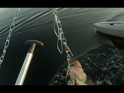 Brocraft Clamp On Canoe Outrigger Tested on Kevlar in BWCA Snowbank ...