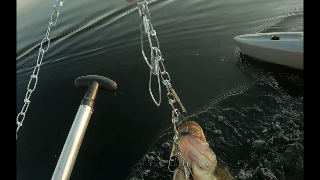 Brocraft Clamp On Canoe Outrigger Tested on Kevlar in BWCA Snowbank ...
