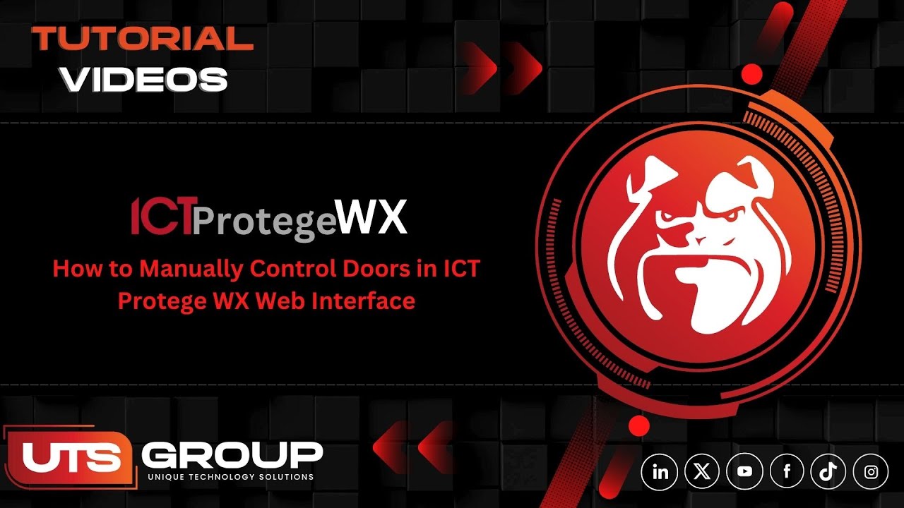 How to Manually Control Doors in ICT Protege WX's Web Interface - YouTube