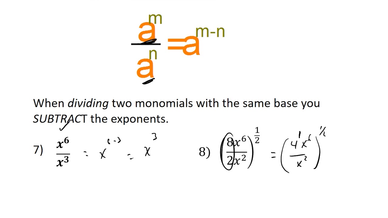 S2 V3 2 Power Rules with fractions - YouTube