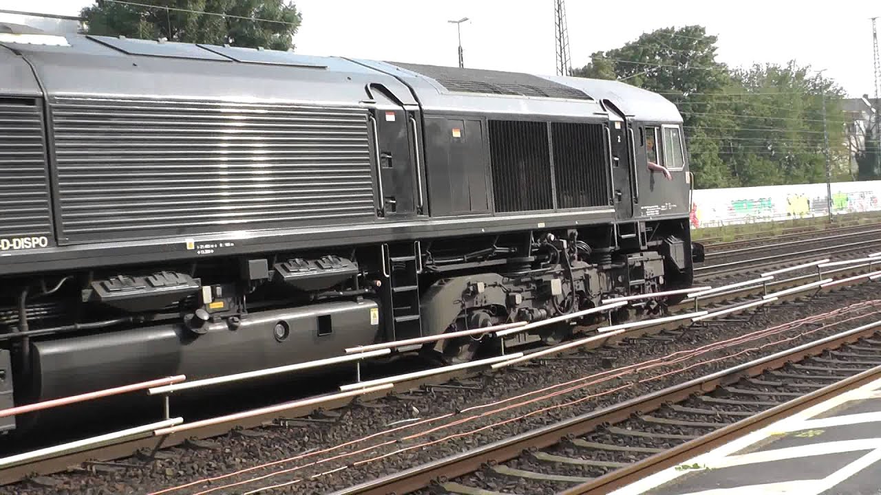 DE 685, EMD class 66 mit 2 Kameras, Bf K West 4-9-'14 - YouTube