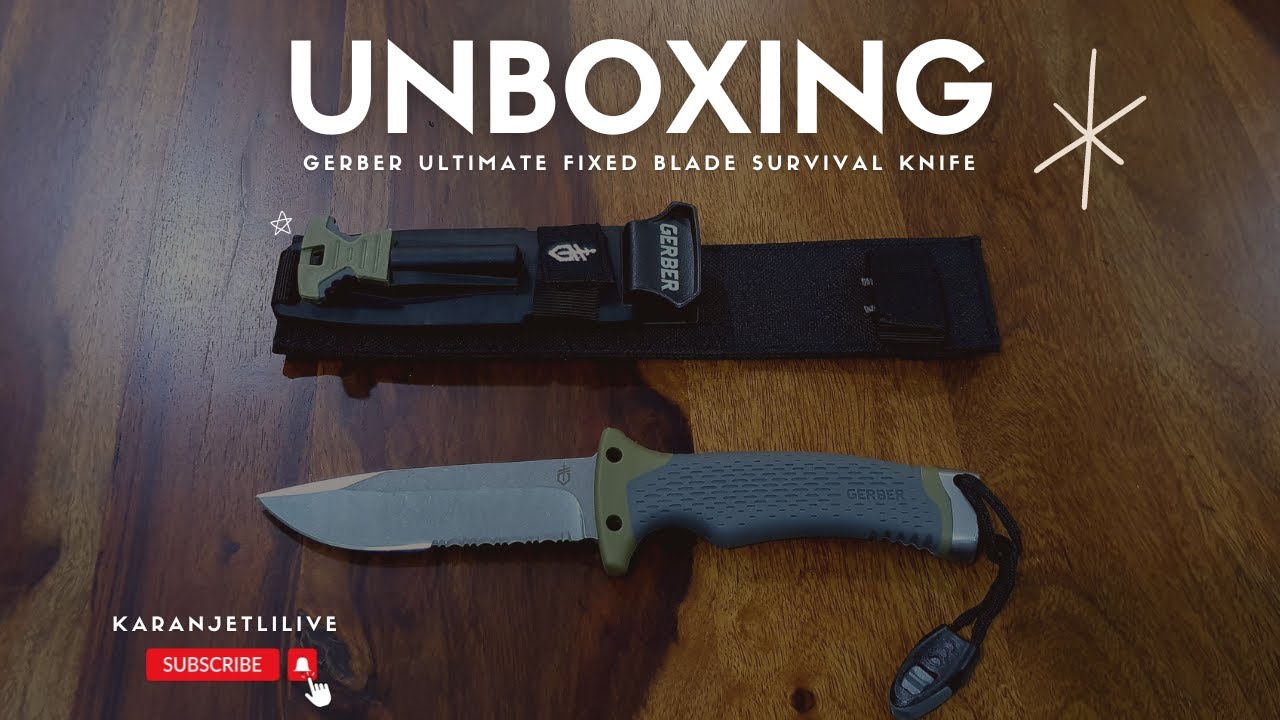 Gerber Ultimate Fixed Blade Survival Knife Review at Kai Wieck blog