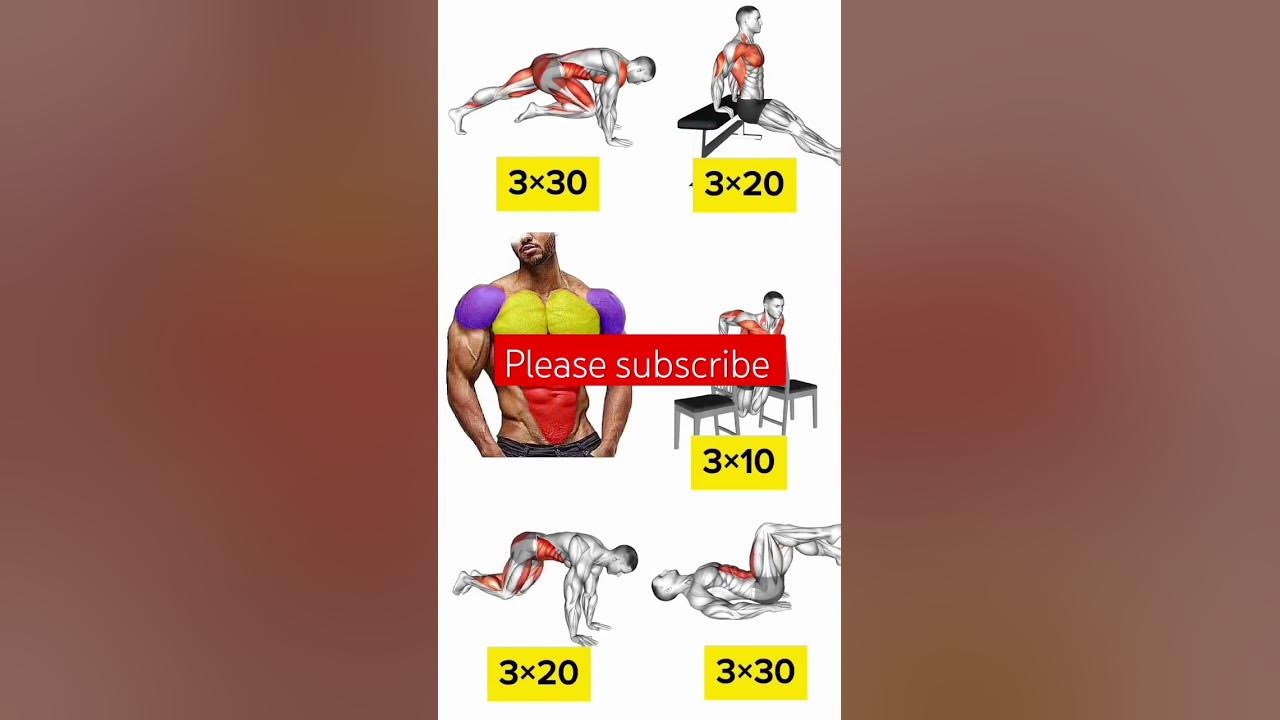 Upper Body Chest Muscles Workout Abs Workout At Home Motivation Sixpack Viral Youtube