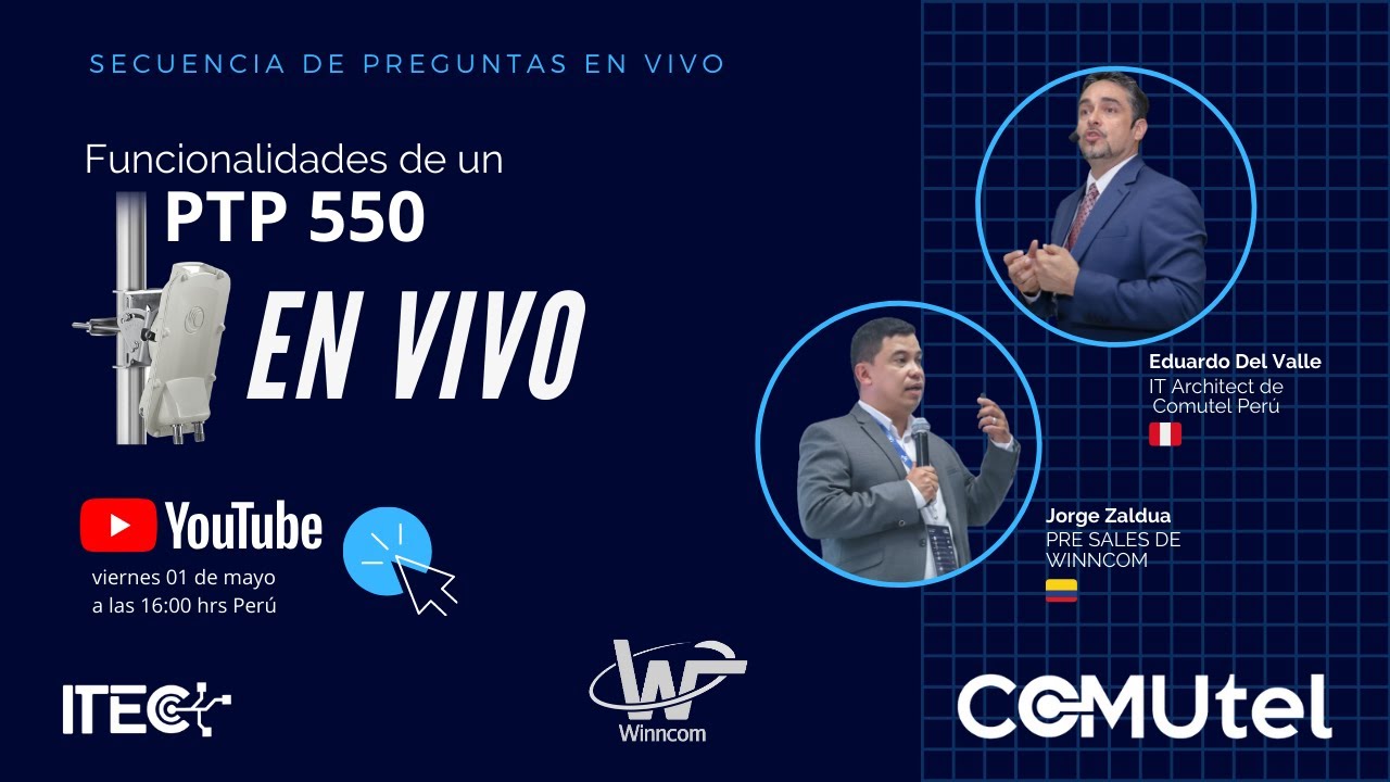 Funcionalidad del equipo PTP 550 integrada y conectorizada - YouTube