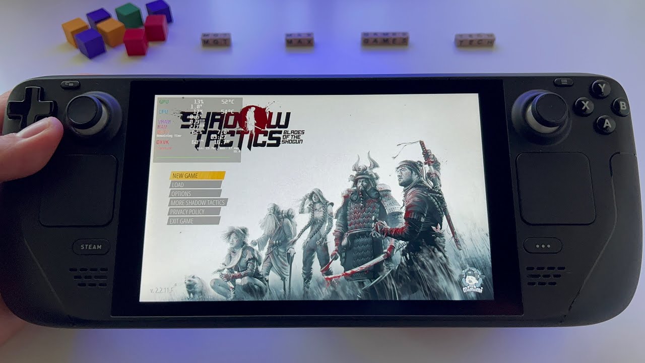 Shadow Tactics - Blades of the Shogun - Steam Deck handheld gameplay ...