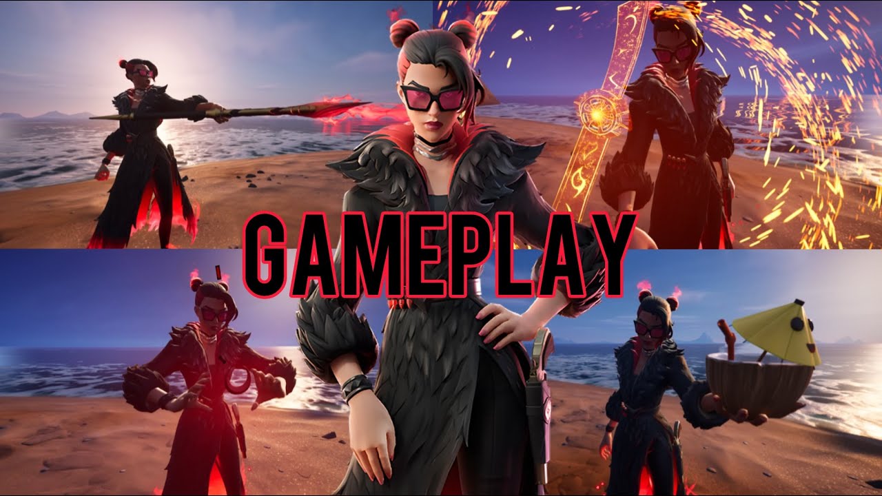 Gameplay de la skin de Valeria | Fortnite - YouTube