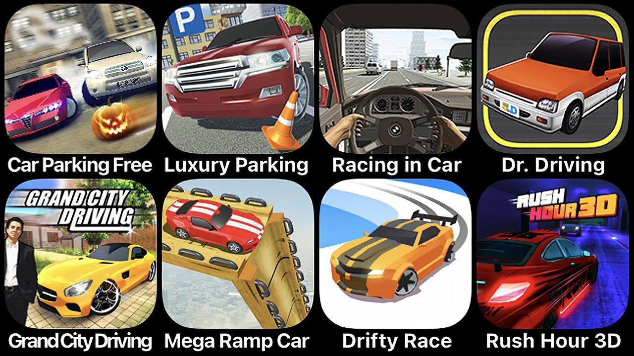 Car Parking Free, Luxury Parking, Racing in Car, Dr Driving, Grand City ...