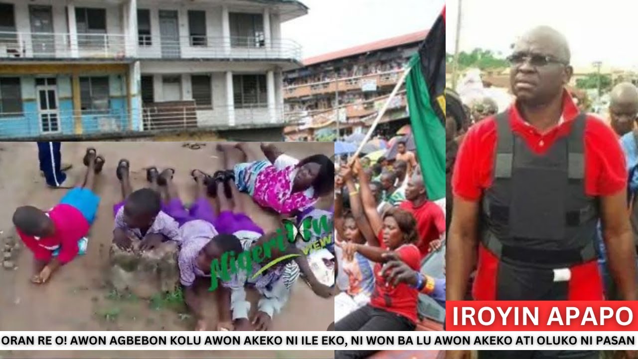 ORAN RE O! AWON AGBEBON KOLU AWON AKEKO NI ILE EKO, NI WON BA LU AWON ...