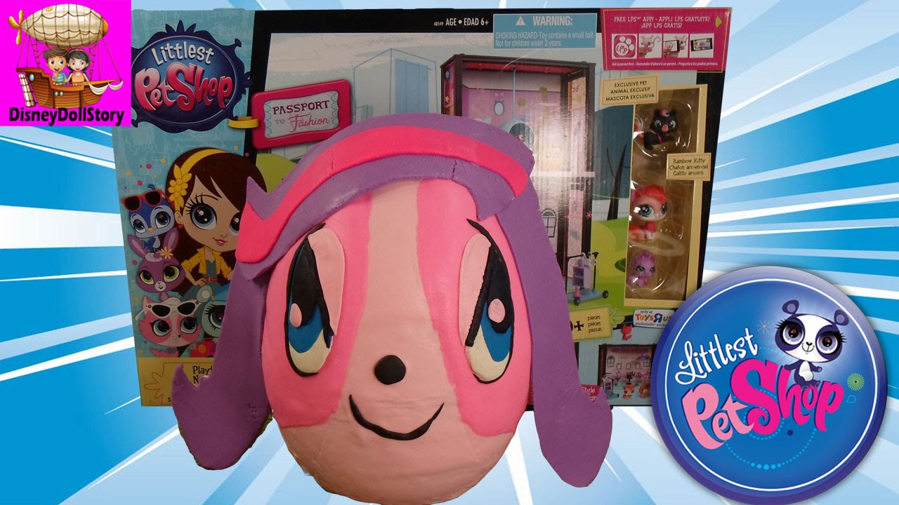 GIANT Zoe Trent Littlest Pet Shop Surprise Egg | LPS Kitties Getaway ...