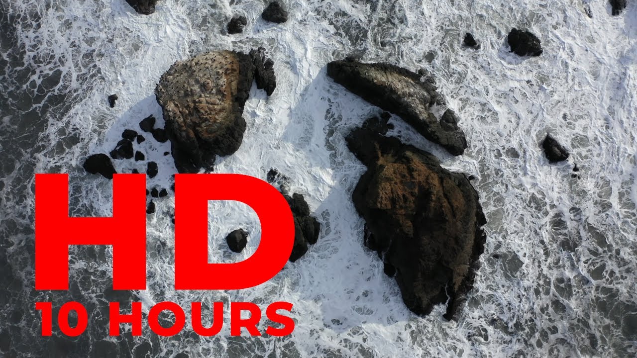 🔴 10 Hours | Relaxing Sound of Ocean, Beach, Waves | Meditation | Zen ...