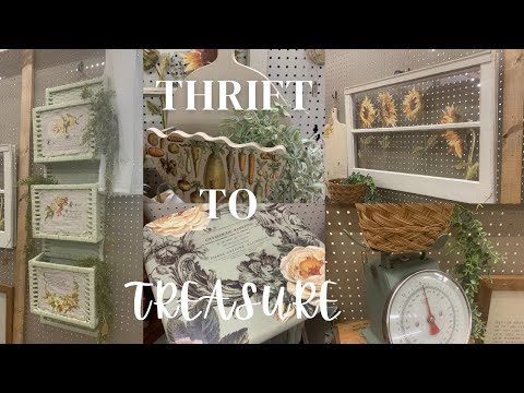 5 EASY Thrift to Treasure/ Resale Upcycled Home Decor