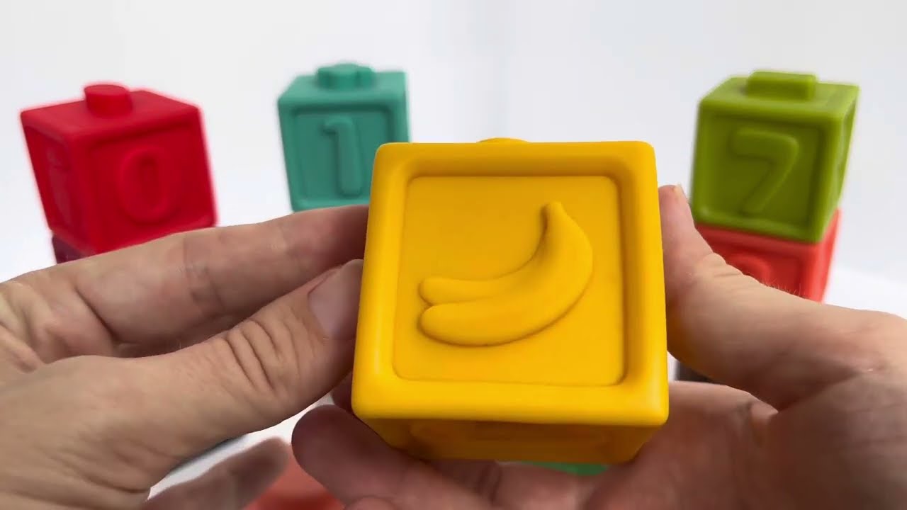 Let’s make stacking blocks fun! Teach kids shapes, colors, and other ...