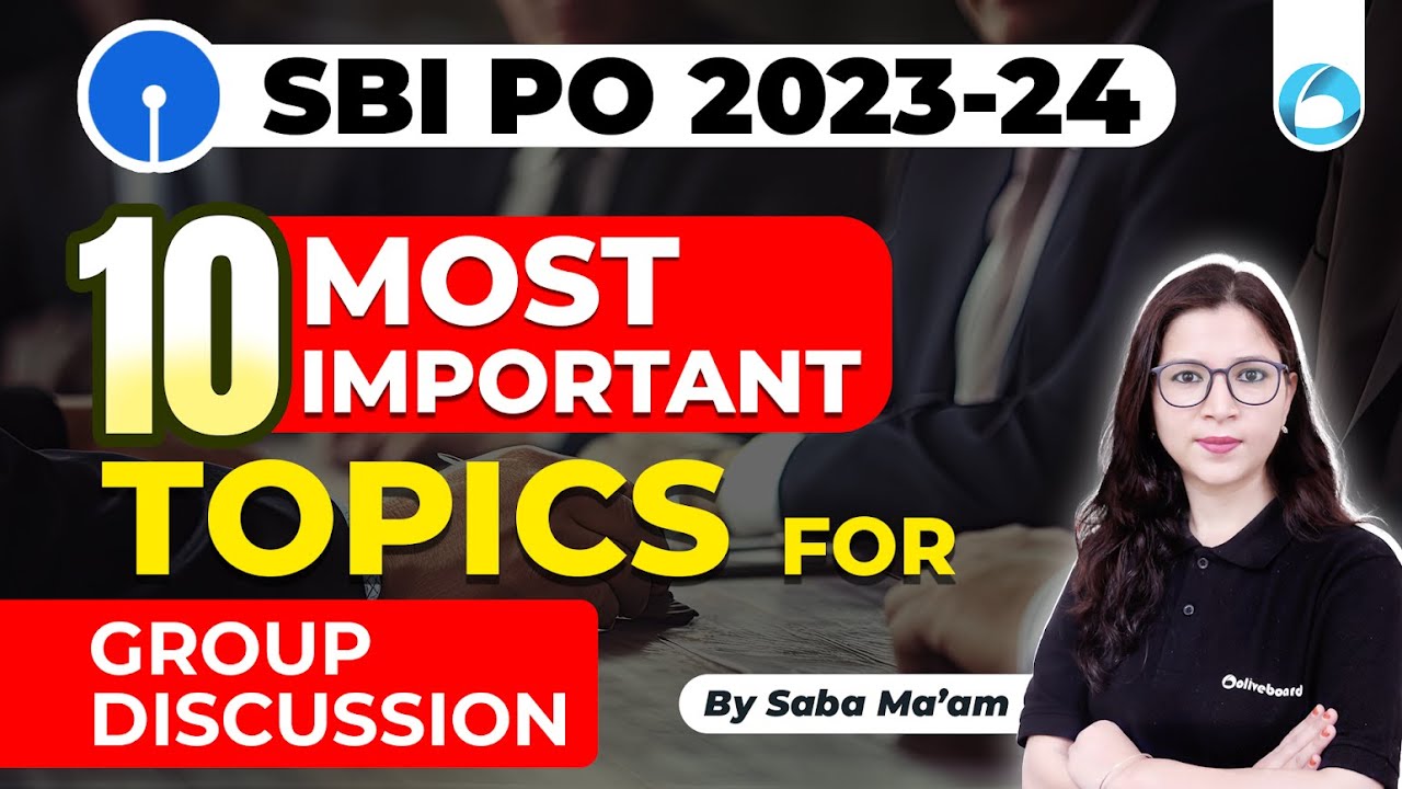 SBI PO Group Discussion 2023-24 | SBI PO 10 Most Important Topics For ...
