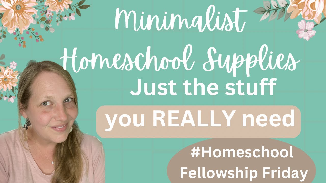 Homeschool Supplies | WHAT YOU NEED to get started right away ...
